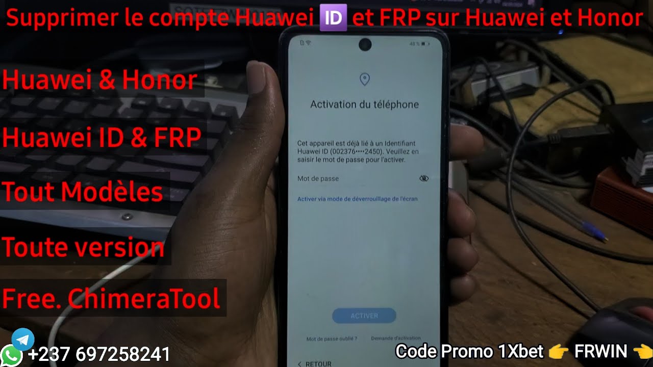Comment Débloquer le compte Huawei 🆔 (Activation du Téléphone) et FRP ...