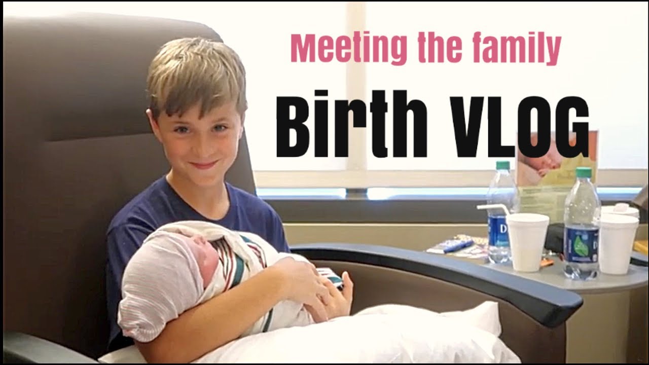 LIVE Birth VLOG | Meeting the family | Newborns first 24 hours - YouTube