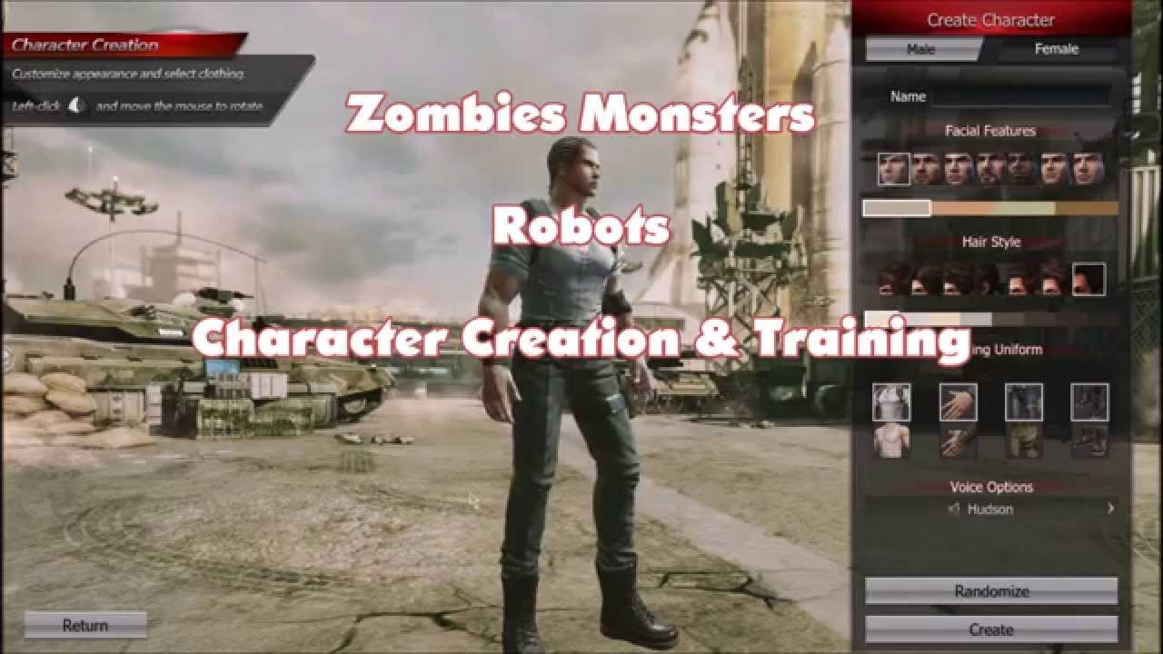 ZMR Character Creation & Training Playthrough - YouTube