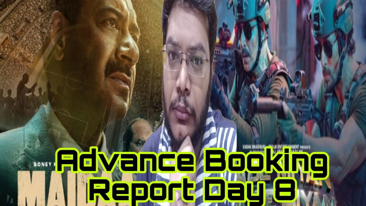 BMCM VS MAIDAAN ADVANCE BOOKING REPORT DAY 8 | BMCM DAY 7 COLLECTION ...