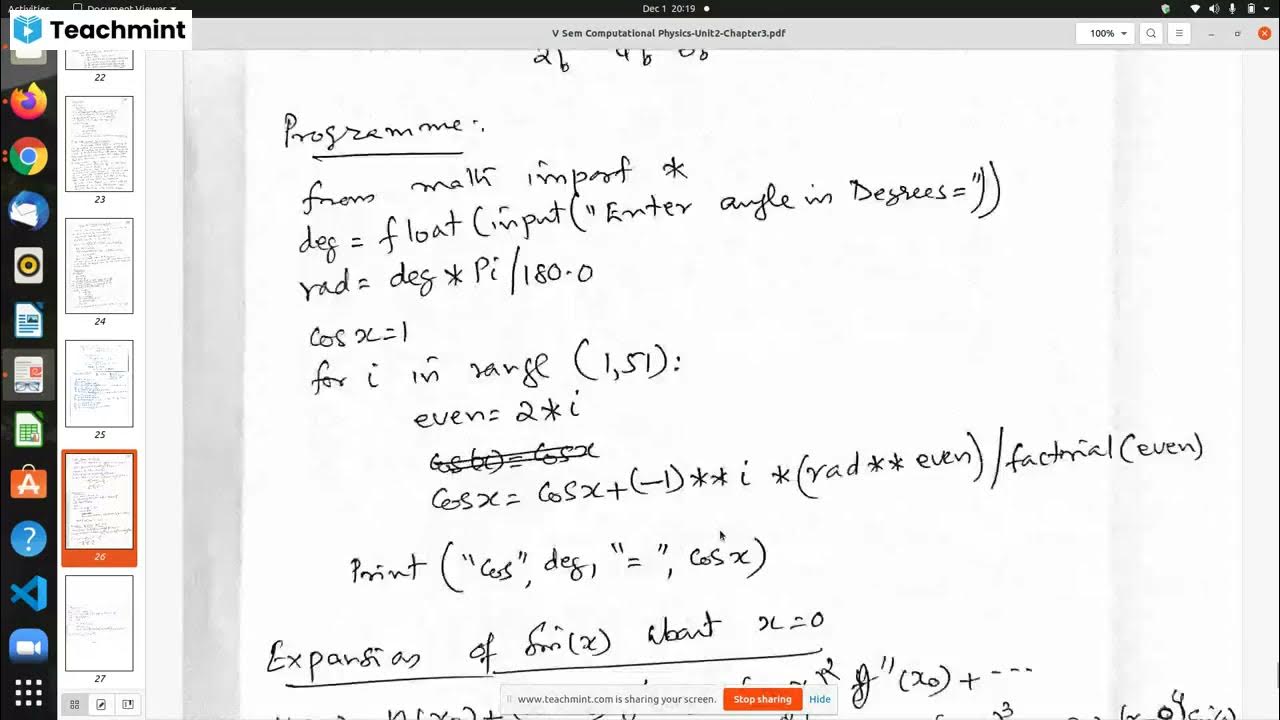 14. Python-Taylor Series - YouTube
