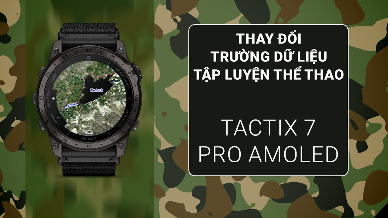 Hướng dẫn thay đổi trường dữ liệu tập luyện thể thao Garmin Tactix 7 Pro Amoled - YouTube
