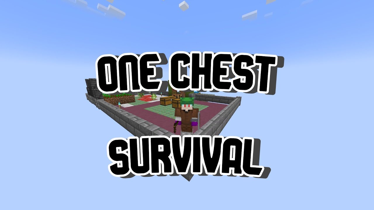 minecraft one chest survival - YouTube