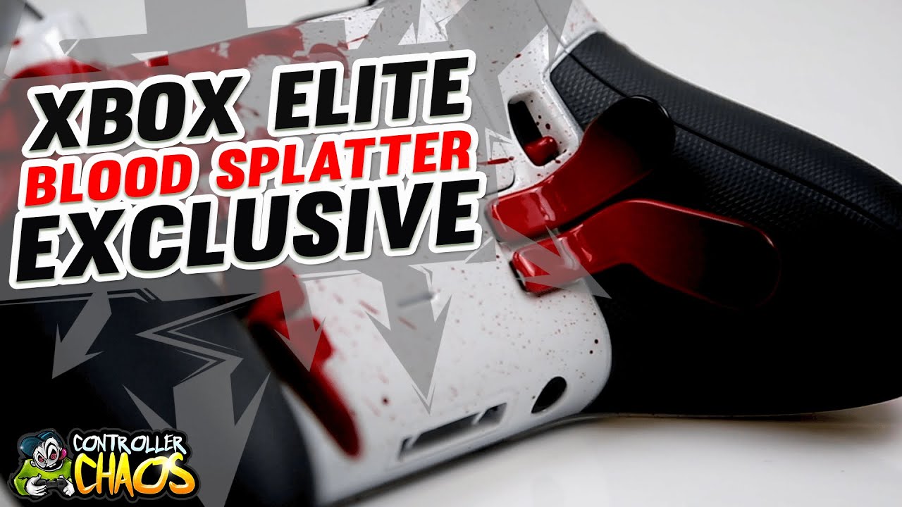Blood Splatter Elite Edition | Custom Controllers | Controller Chaos ...