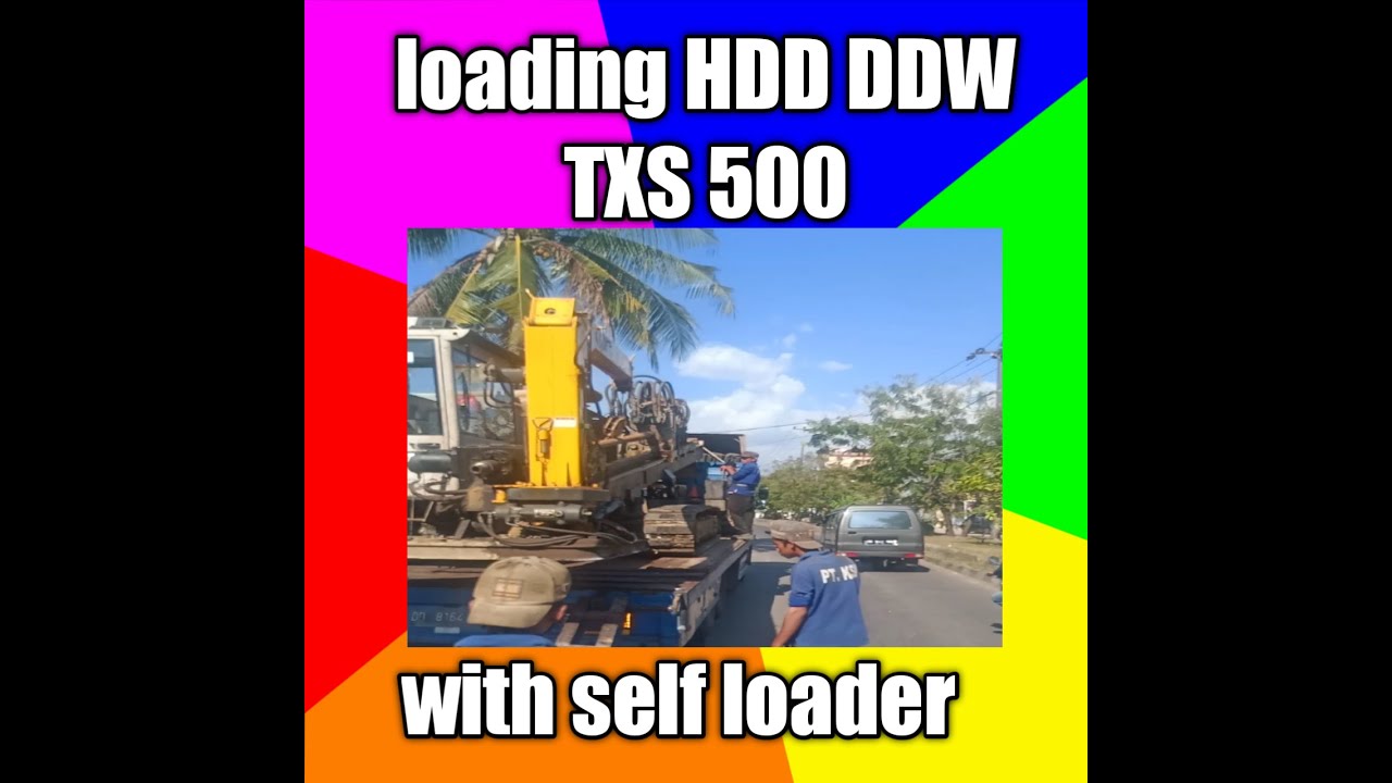 Loading HDD Machine DDW TXS500 With self loader - YouTube