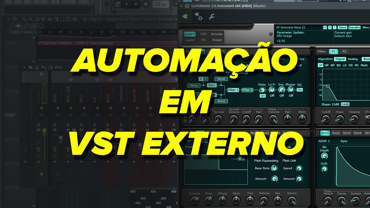FL STUDIO 12 TUTORIAL EP2 - CRIANDO AUTOMAÇÃO EM VST EXTERNO - YouTube