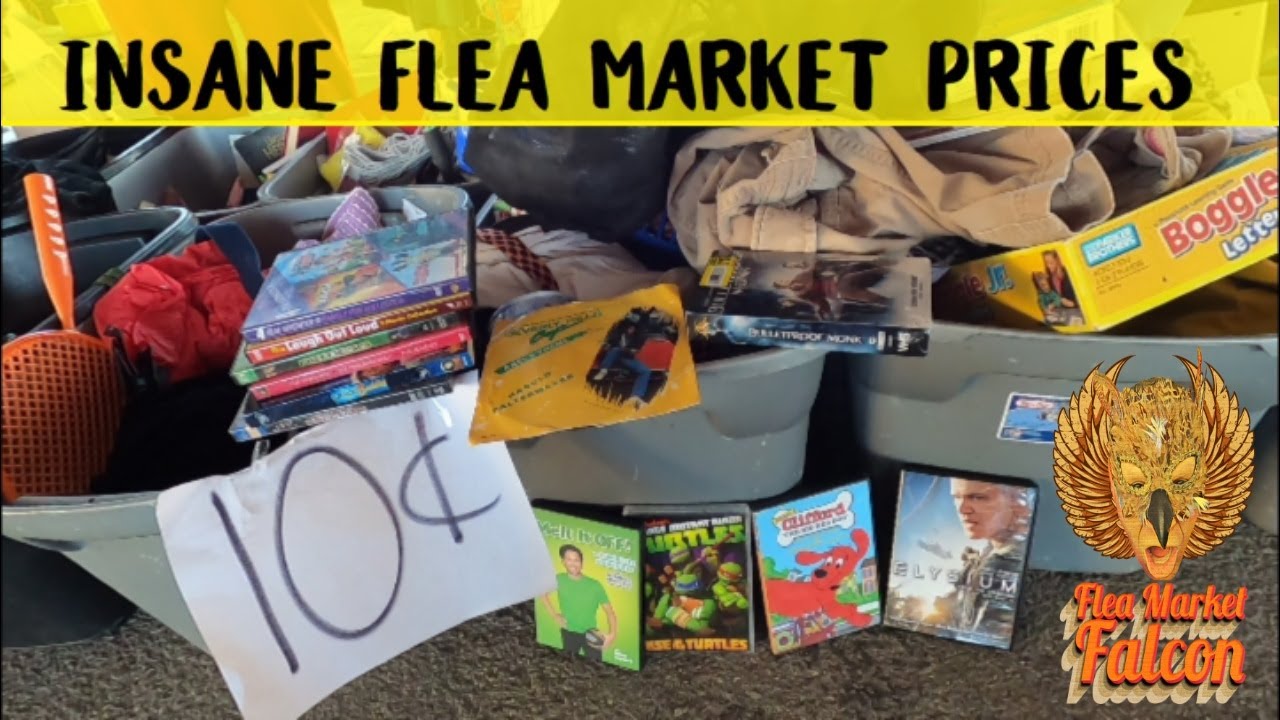 Flea Market DVD Movie Hunting - YouTube