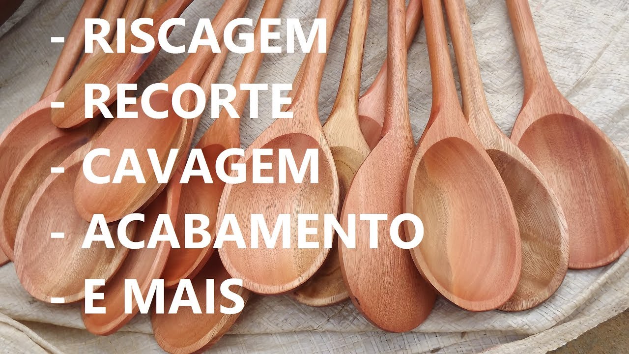 #artesanatos COMO FAZER COLHER DE MADEIRA! SECAGEM E ENCERAMENTO ...