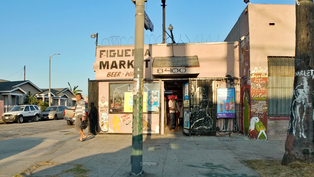 Real Street Life | Figueroa Street in Los Angeles, 4K Road Trip Video ...