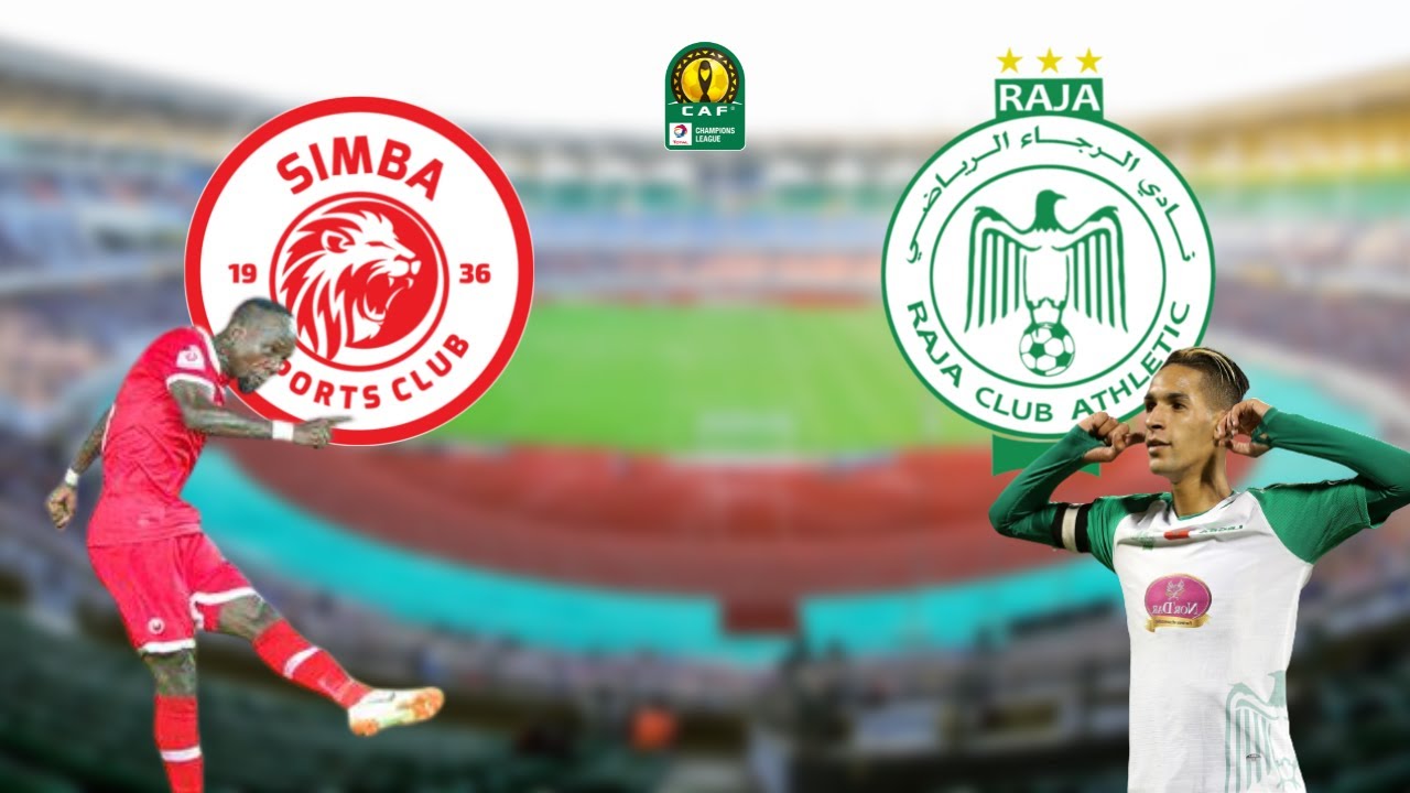 🔴Live_ SIMBA Vs RAJA CASABLANCA I UWANJA WA TAIFA MECHI YA KLABU BINGWA ...