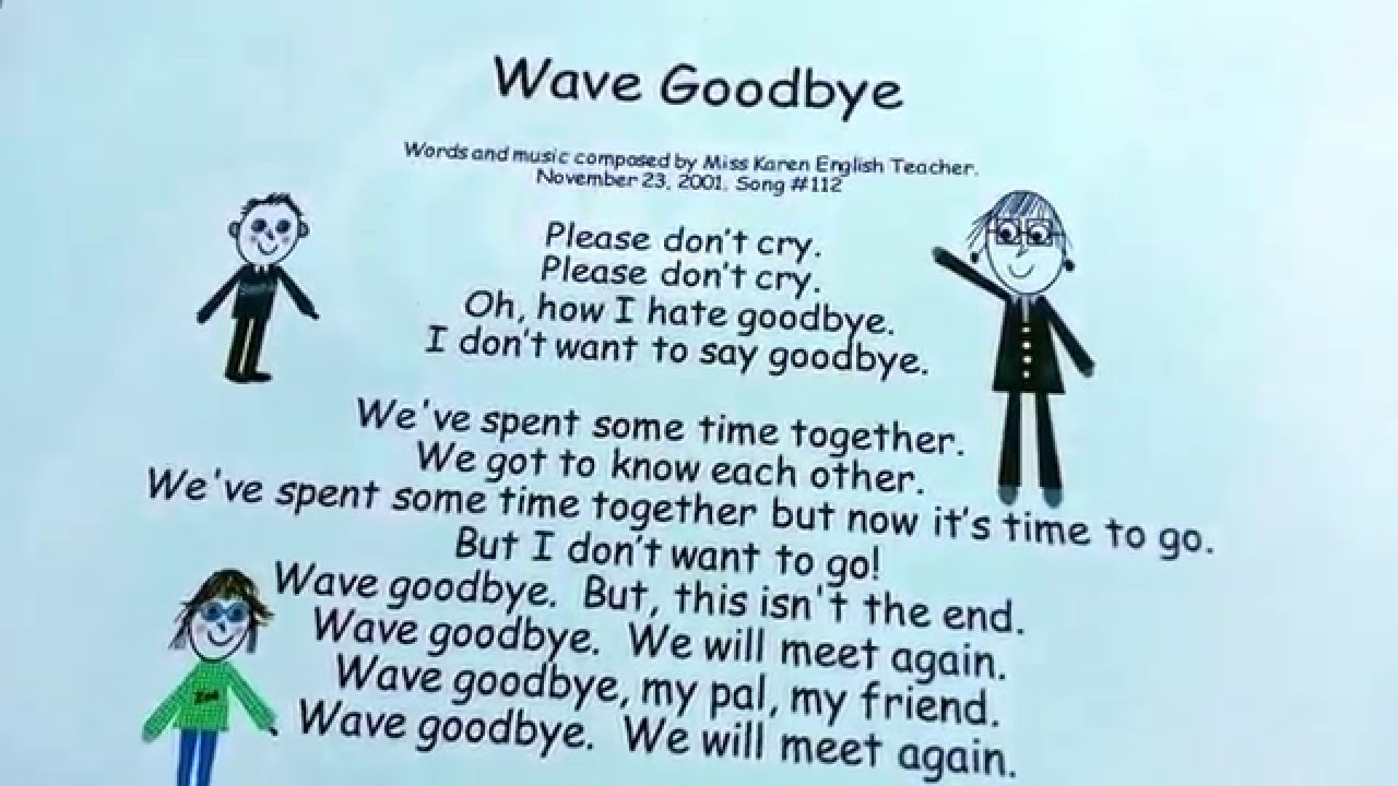 Wave Goodbye (id:301) - YouTube