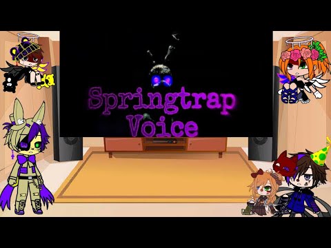 aftons react to (SFM) Springtrap Voice Animated @thedarkcodexv2382