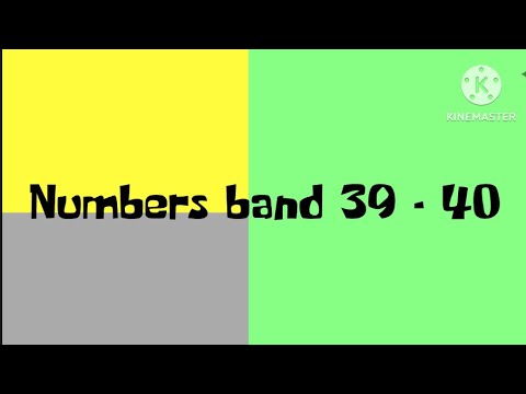 Numbers band 39 - 40 - YouTube