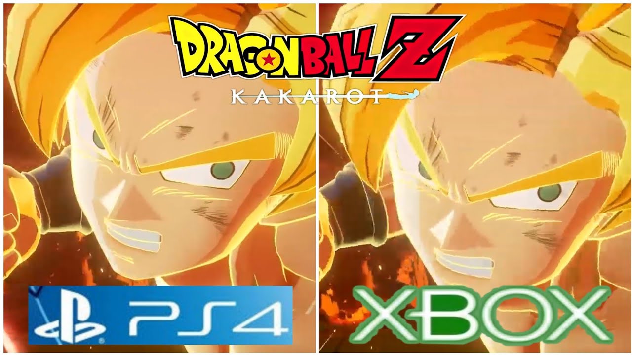 DRAGON BALL Z - Kakarot - Graphics Comparison PS4 VS Xbox One - YouTube