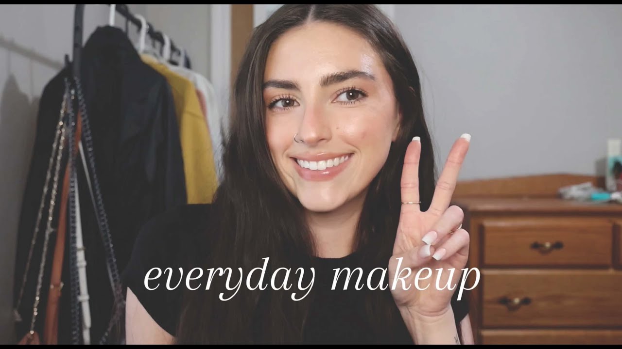 my current everyday makeup routine - YouTube