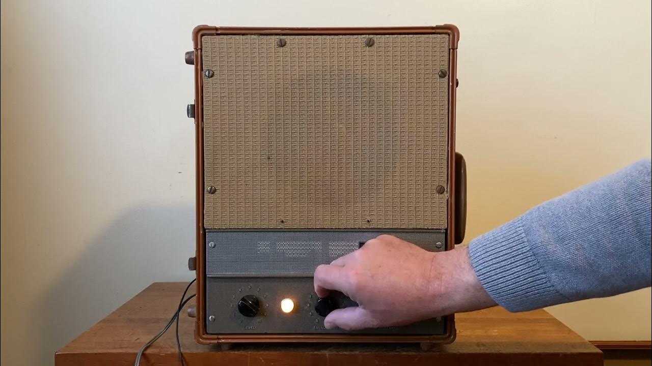 Ampex 620 Tube Amplifier + Speaker. - YouTube