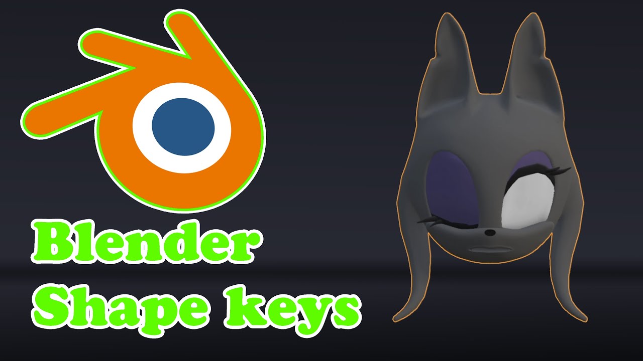 How to Make a Blink in Blender with Shape Keys - YouTube
