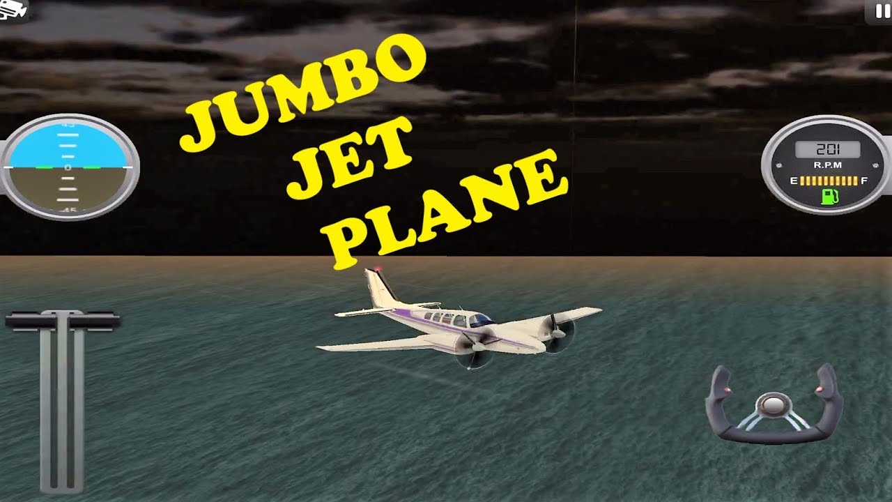 Jumbo Jet Flight Simulation Level 1-5 Mobile Game - YouTube