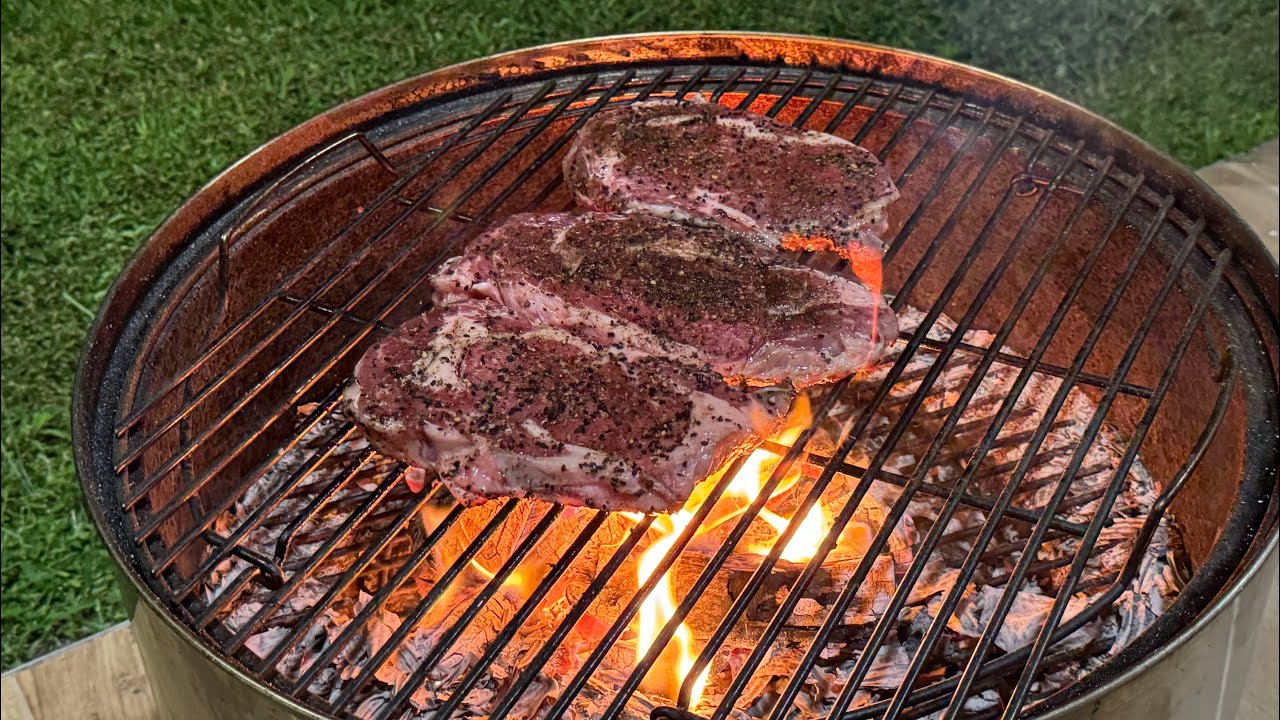 Aha Great America. Son cook beef steak for Mom and Dad - YouTube