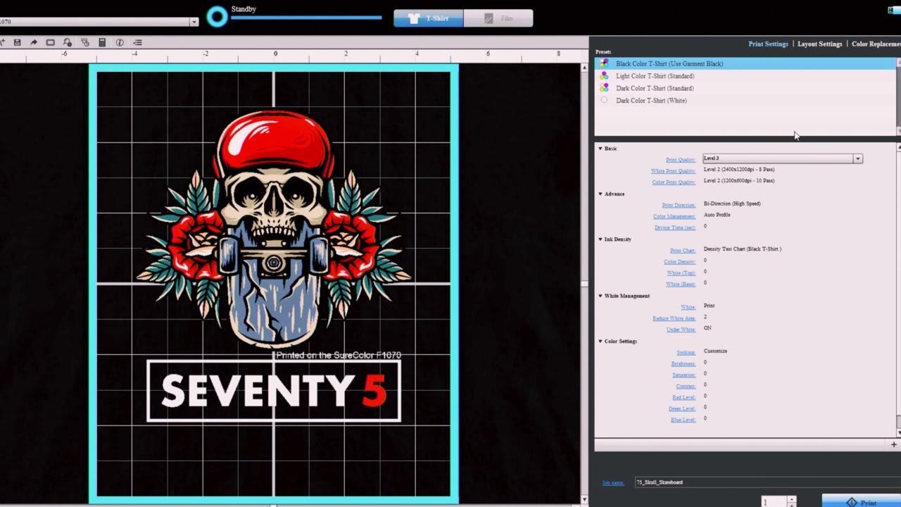 How to Select Print Settings for DTG in Garment Creator 2 I 3 Easy ...