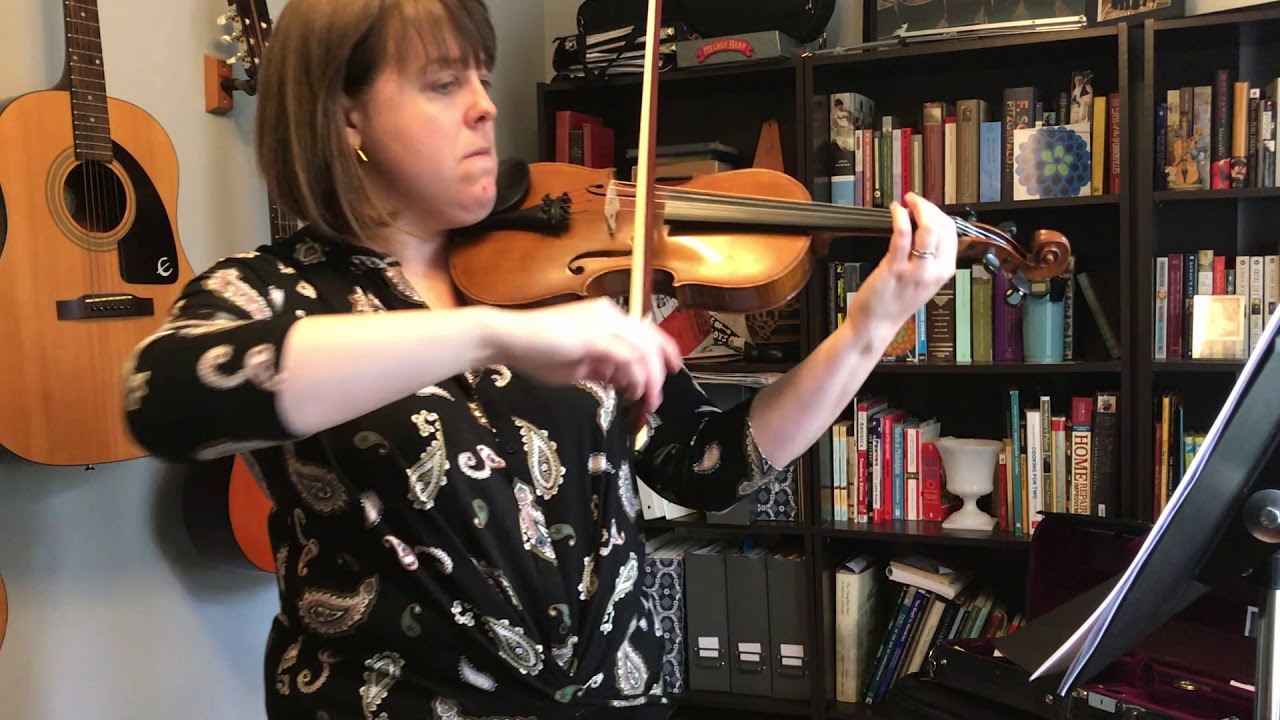 Fiddling A-round Play-along Video 1st Violin - YouTube