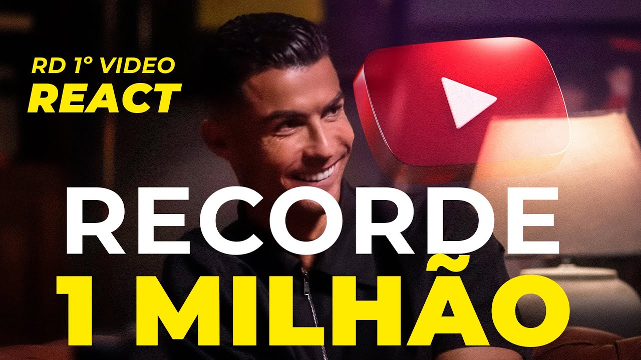 REACT CANAL CRISTIANO RONALDO YOUTUBE CR7 | PRIMEIRO REACT DO CANAL | #cristianoronaldo ...