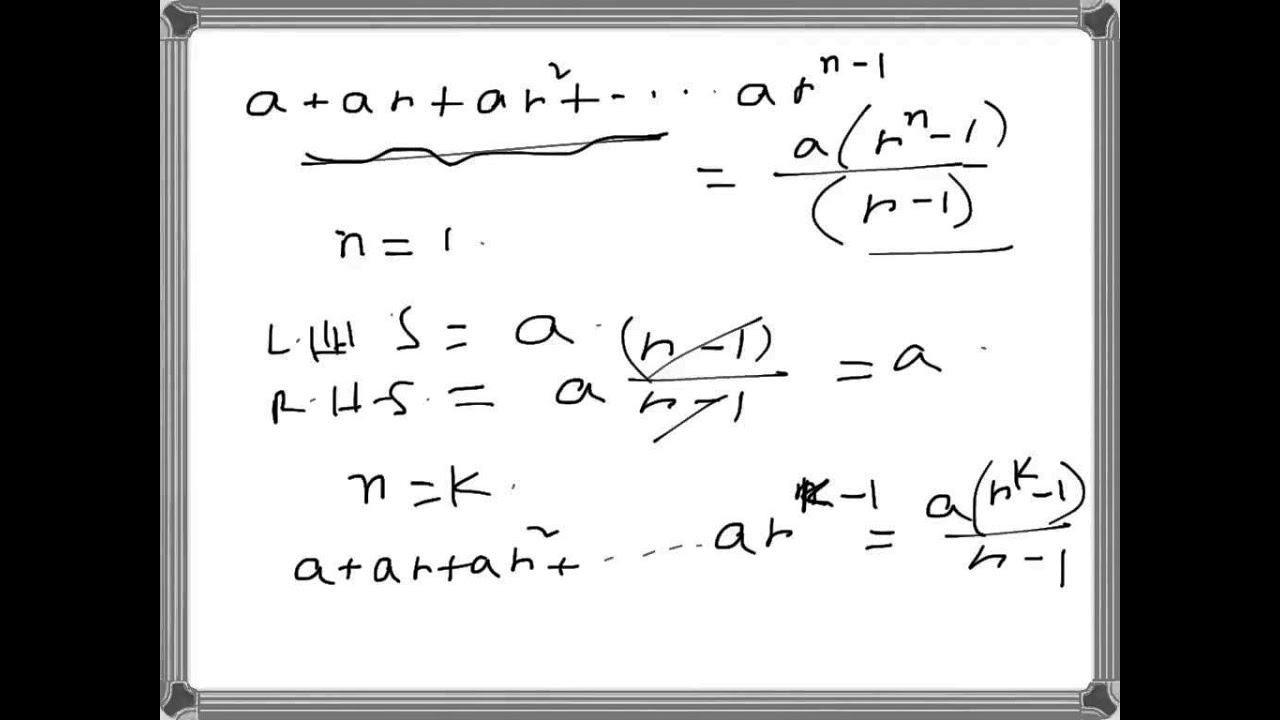 Mathematical Induction: (Problem example) - YouTube
