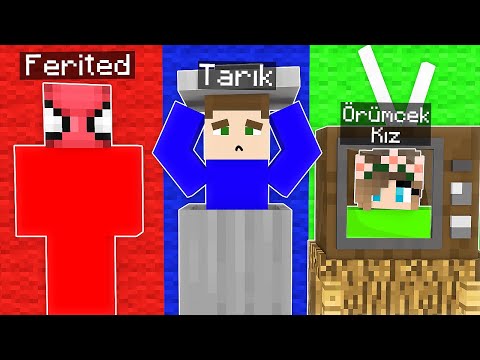 TEK RENK SAKLAMBAÇ 🌈 - Minecraft
