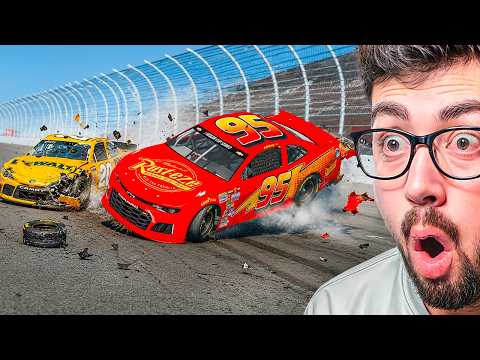 ACCIDENTES BRUTALES EN LA NASCAR 😱 | BeamNG