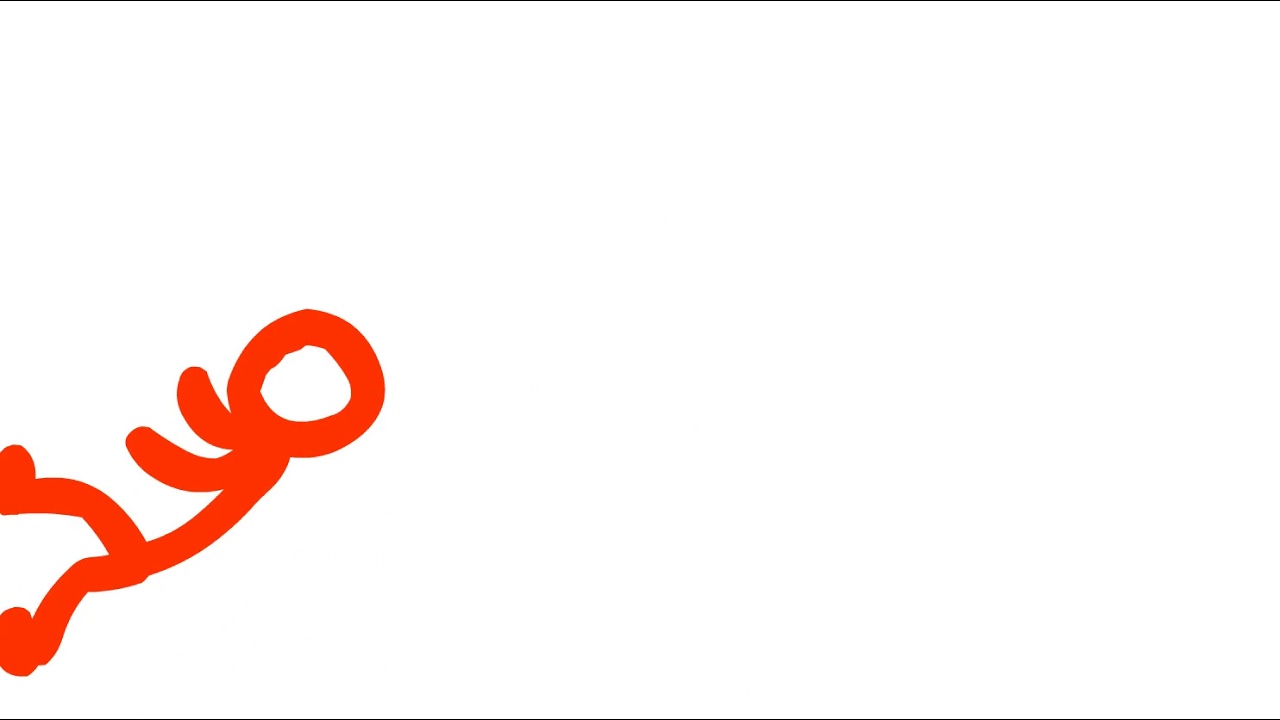 stick man doing a backflip (first animation with a stick figure) - YouTube