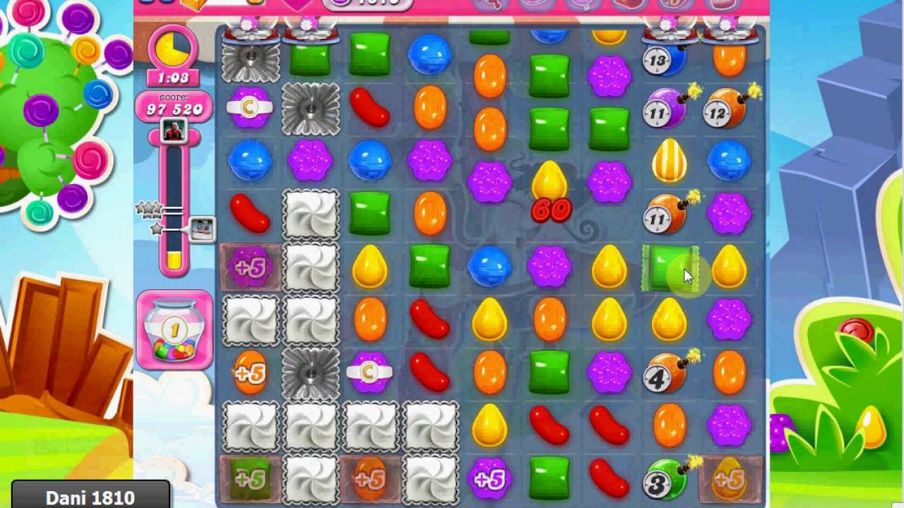 Candy Crush Saga Level 1810 - YouTube