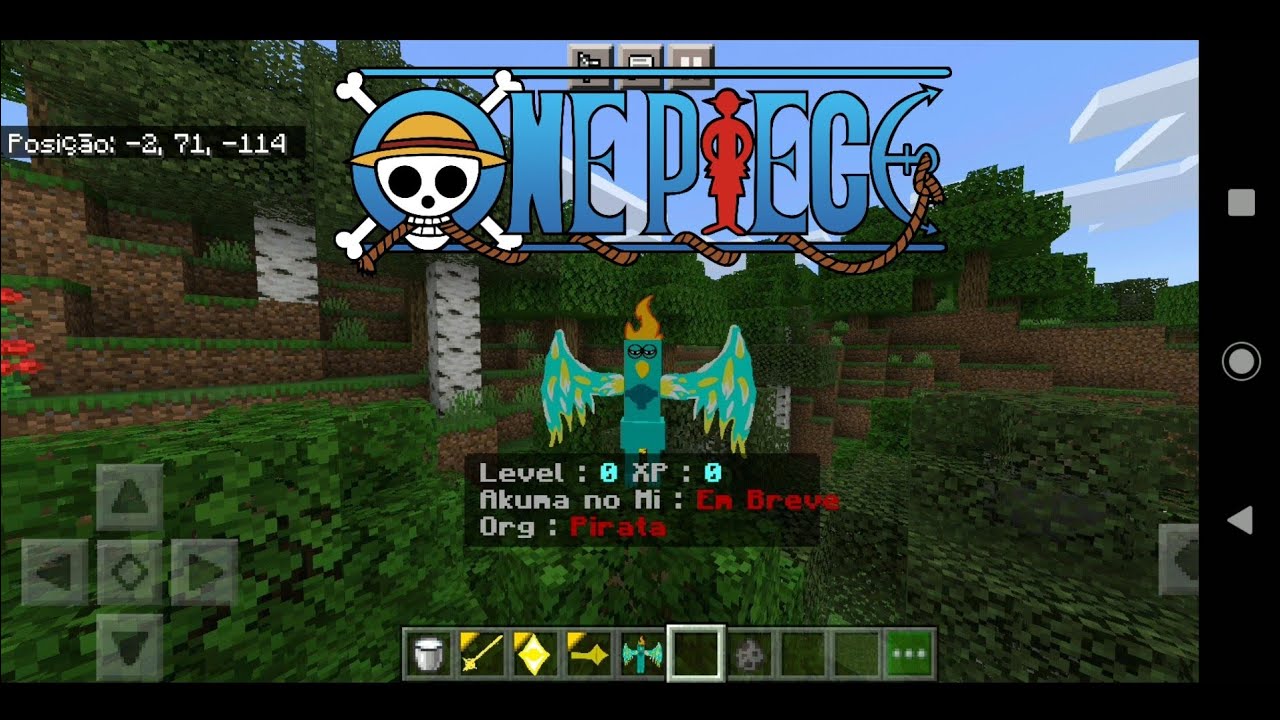 ATUALIZAÇÃO!! da NOVA ADDON/MOD de BLOX FRUITS (One Piece) para MCPE ...