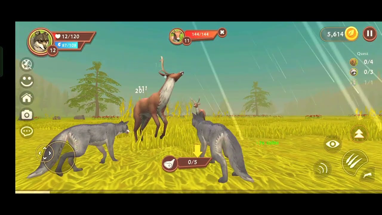 WildCraft Animals Sim: My Wolf Rising Again #wildcraft - YouTube