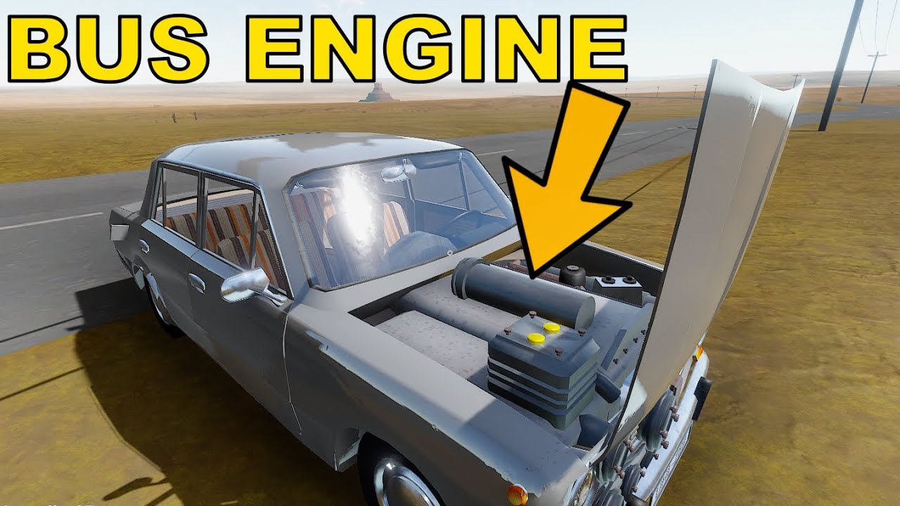 INSTALLED AN ENGINE FROM A BUS IN A LADA I THE LONG DRIVE - YouTube