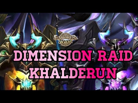 DIMENSION RAID KHALDERUN, THE POWER OF 2A LIVING ARMOR [Summoners War : Sky Arena] - YouTube