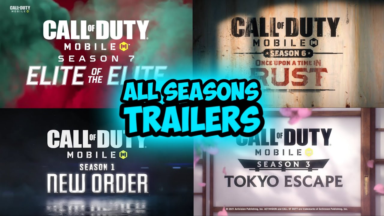 Call of Duty Mobile - All Seasons Trailer Compilation 2019 - 2021 ...