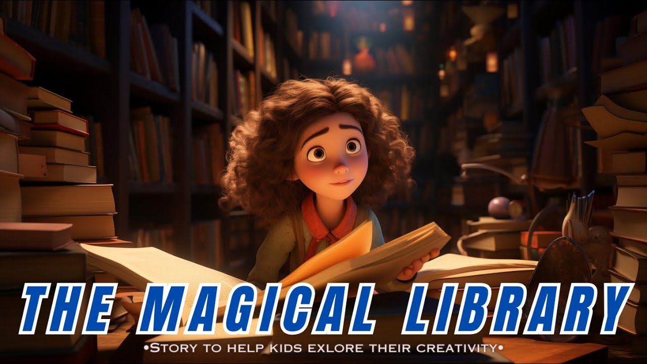 The Magical Library (story to help kids explore their creativity) - YouTube