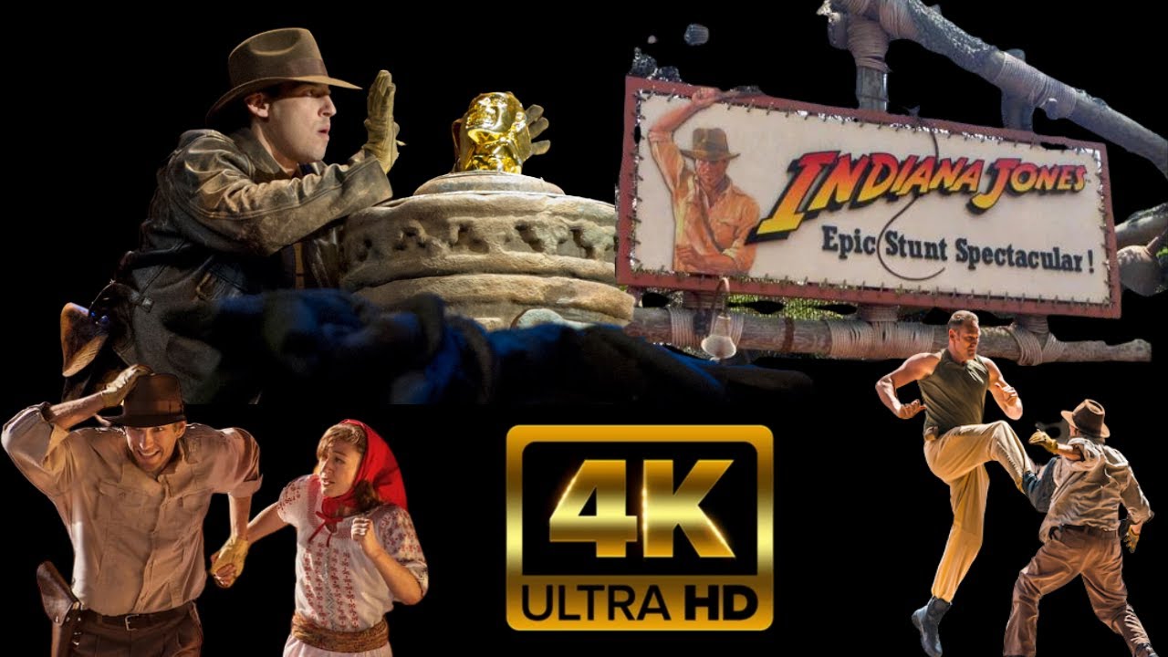 Indiana Jones Epic Stunt Spectacular | 4K HD 60fps Full Show ...
