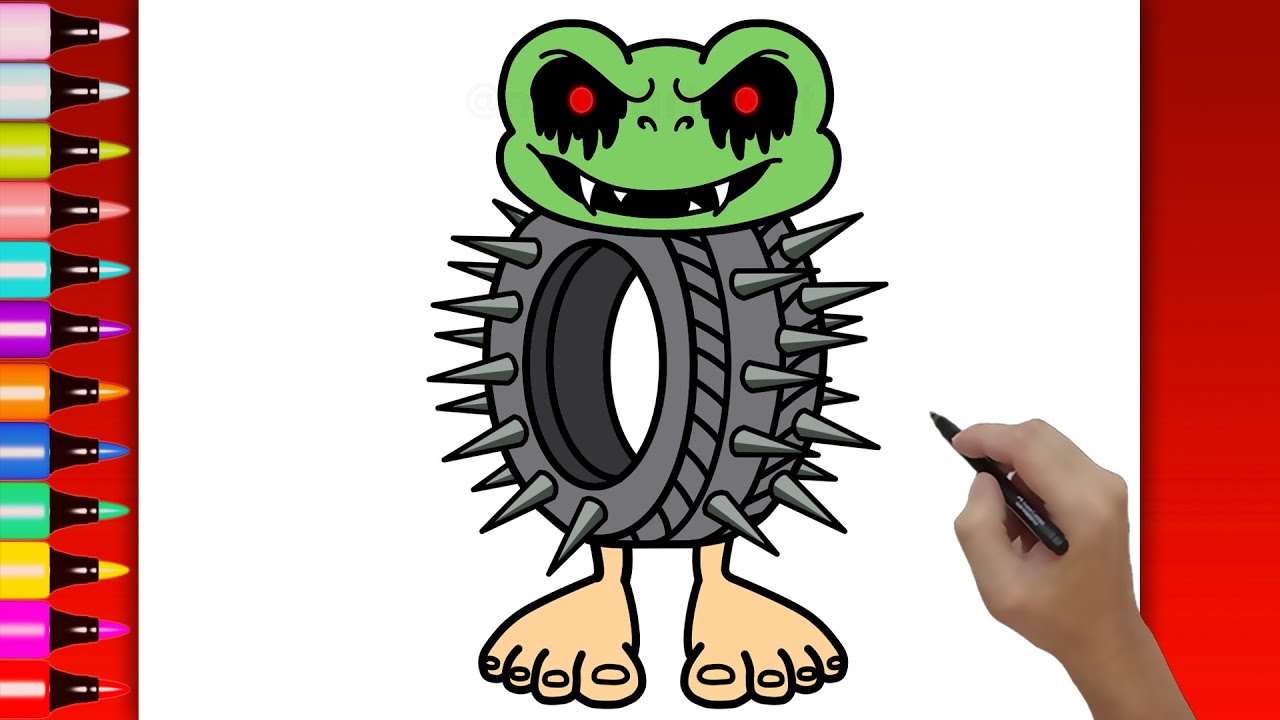 How to draw Boneca Ambalabu Sprunki Phase 4 - Drawing Italian Brainrot ...