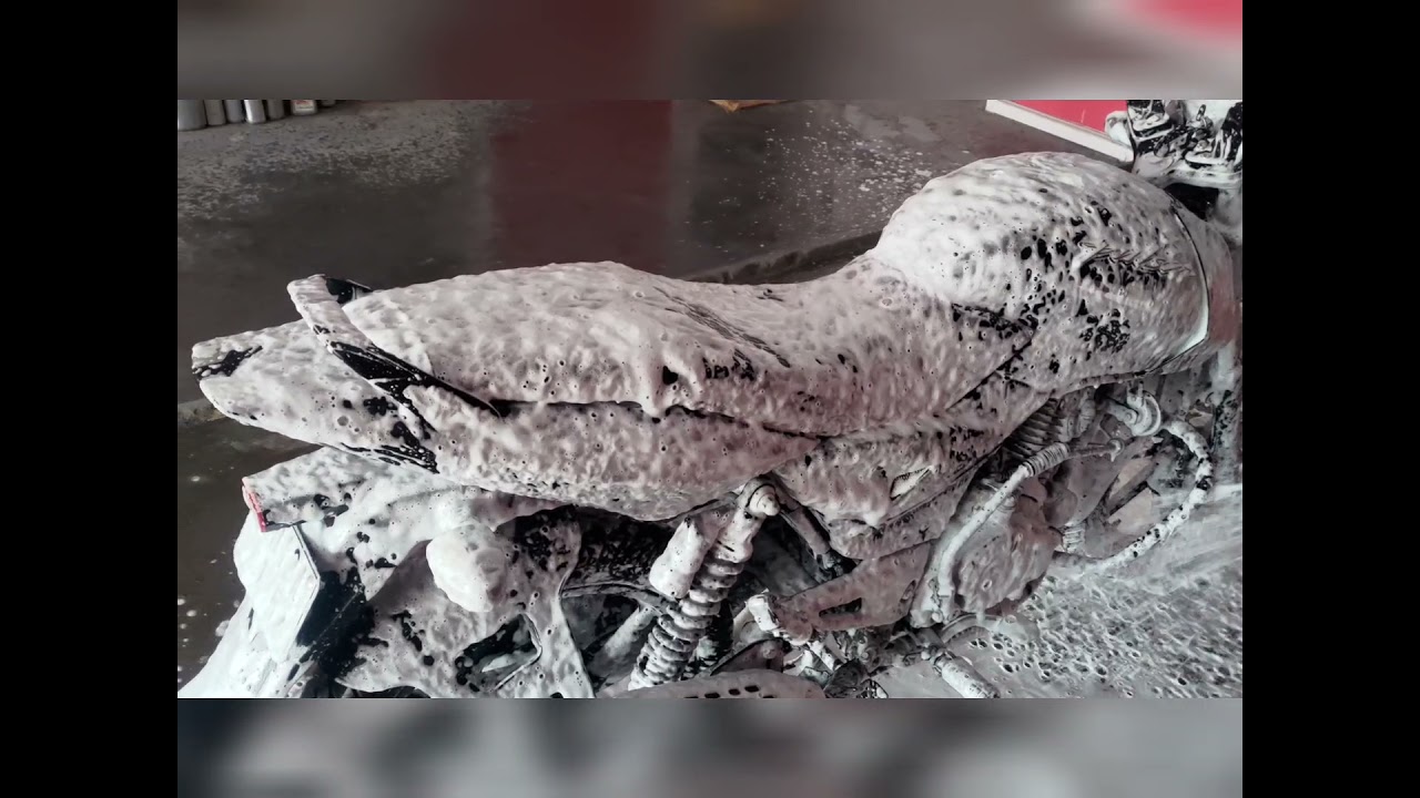 Foam wash/Two wheeler workshop/Anandpur Sahib/Punjab - YouTube