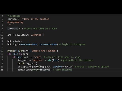 Instagram Image Scrapping and Auto Uploading Python Script - YouTube