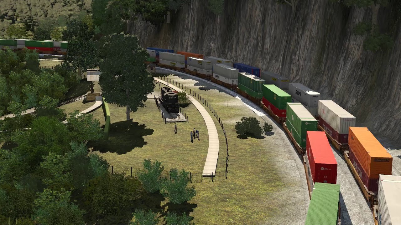 Trainz Railroad Simulator 2019- LIVE Horseshoe Curve Railfanning - YouTube