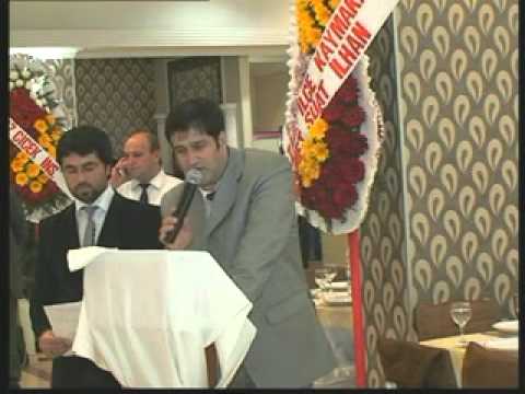 Eskişehirdeki Ercişliler gecesinsinden Odunpazarı Kaymakamı Mehmet Suat İLHAN 'nın açılış konuşması