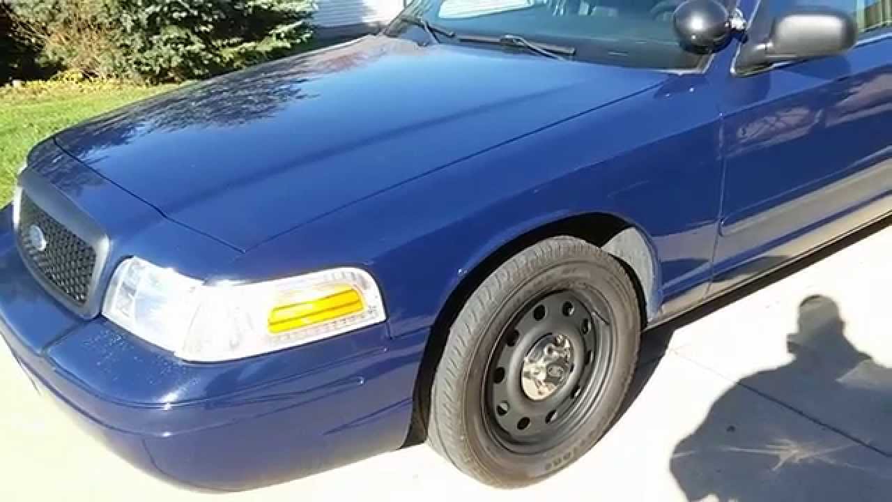Blue 07 Ford Crown Victoria P71 Maysan Auto Sales LLC - YouTube