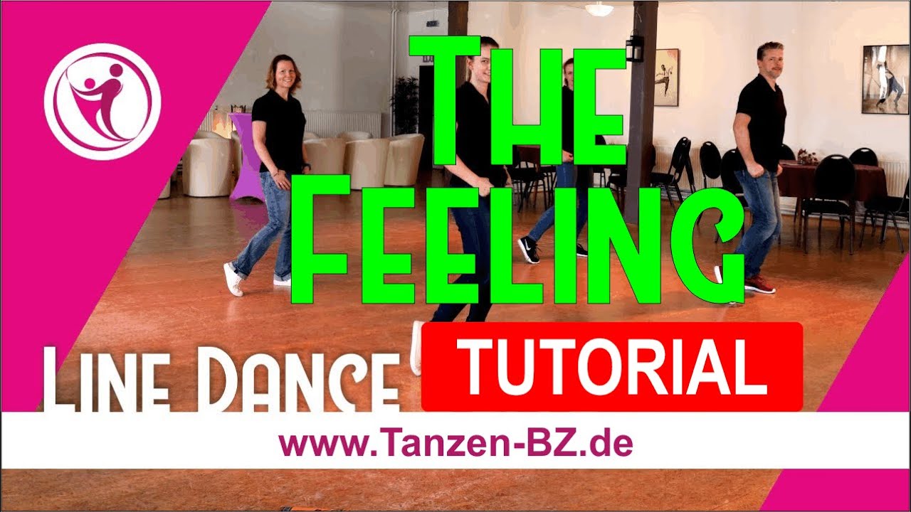 The Feeling - Line Dance Tutorial - Erklärvideo auf deutsch - YouTube
