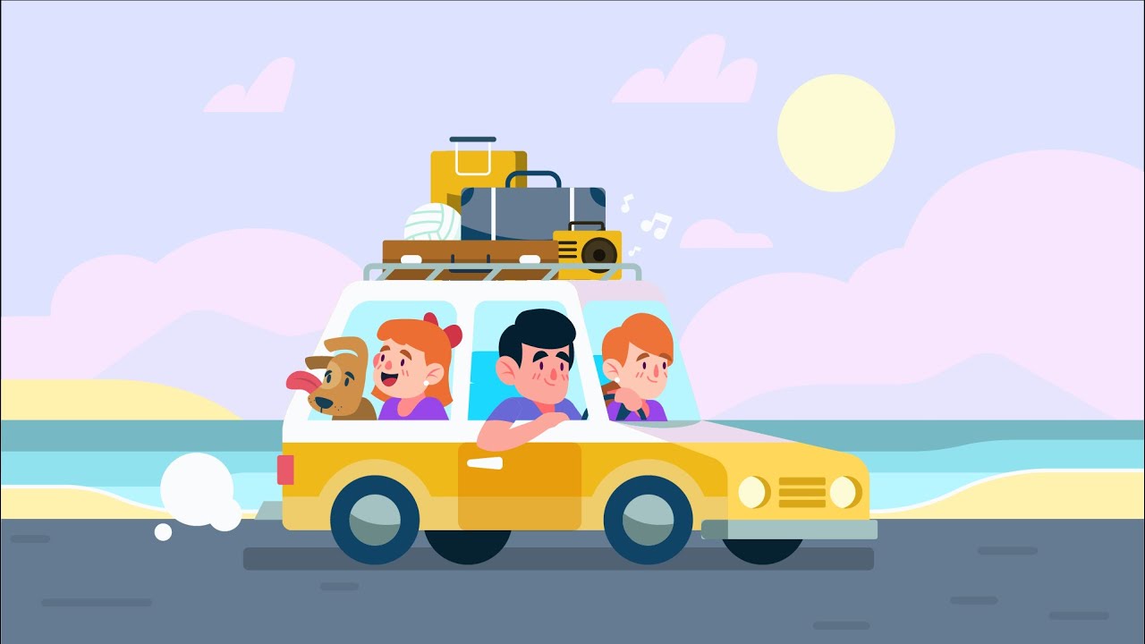 Family Trip | 2D Animation | Green Screen | Free Download - YouTube