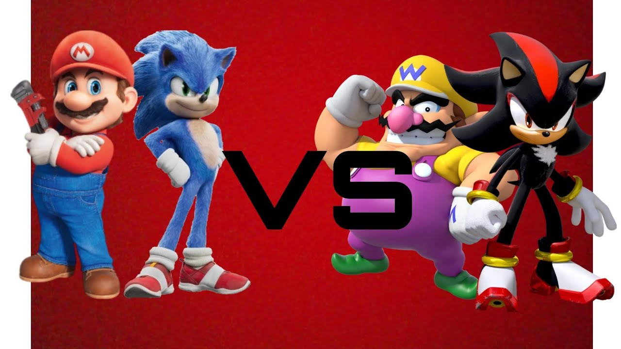 Mario and Sonic vs Shadow and Wario - YouTube