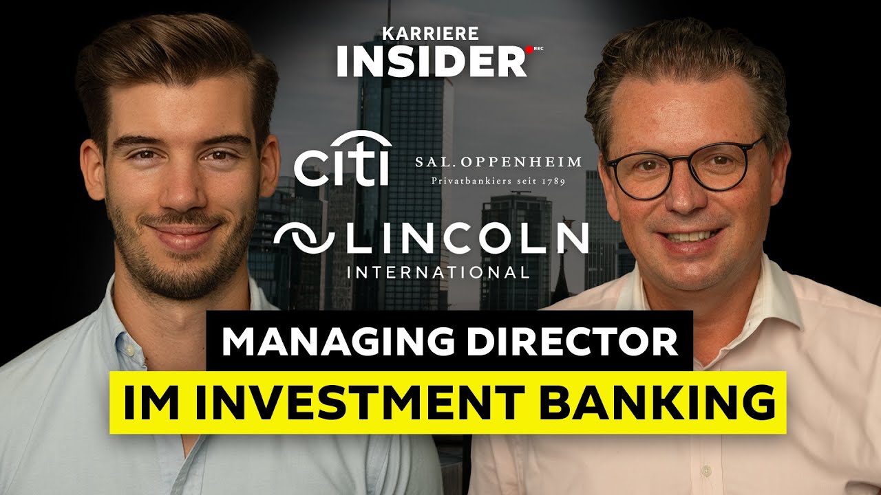 Investment Banking CEO über Multi-Millionen-Deals und IB ...