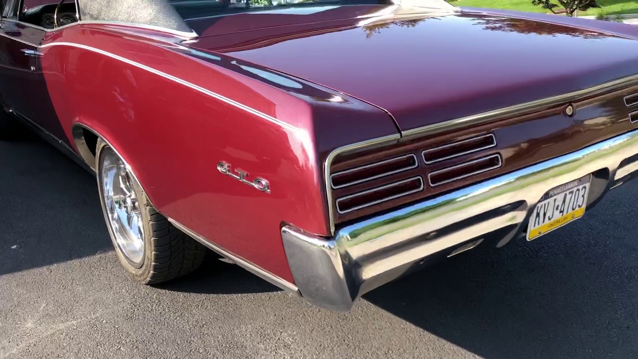 1967 GTO restomod walk around - YouTube