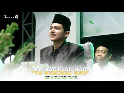 "Ya habibal haq" habib zaidan yahya,pasar projo bersholawat - YouTube